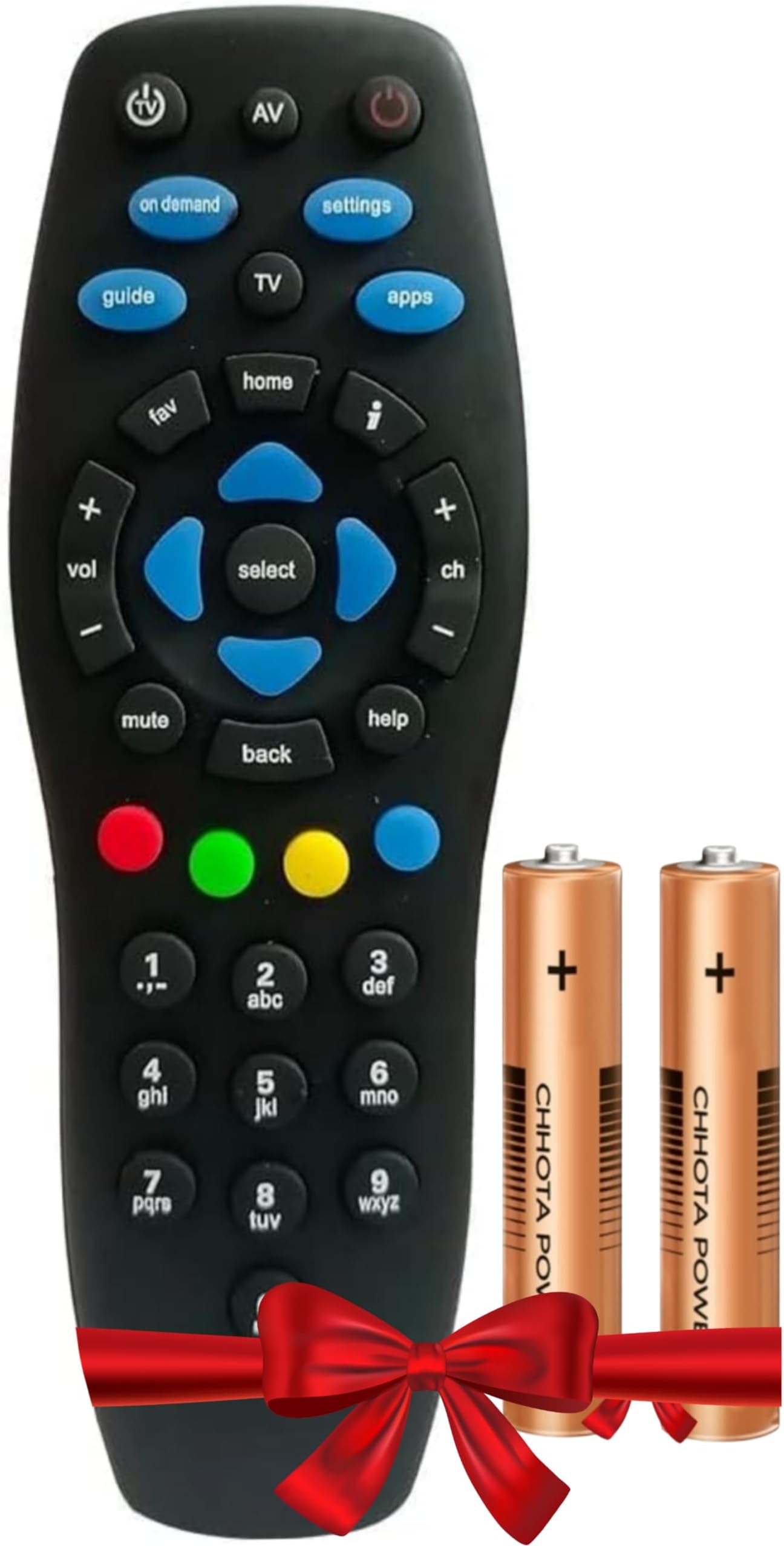 Buy VEYRON® DTH Remote for Tata Sky Set top Box with 2 AAA Batteries ...