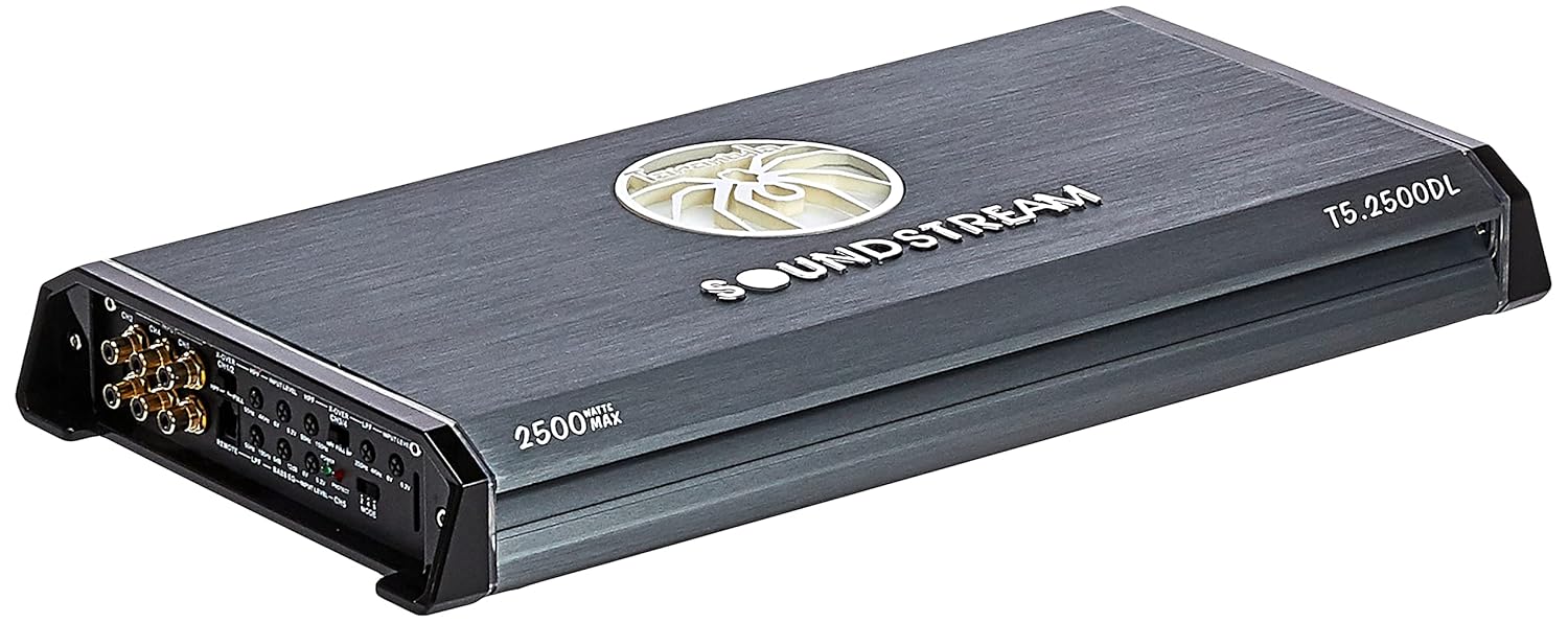 Amazon.com: Soundstream T5.2500DL 2,500 Watt Tarantula Series 5-Channel ...