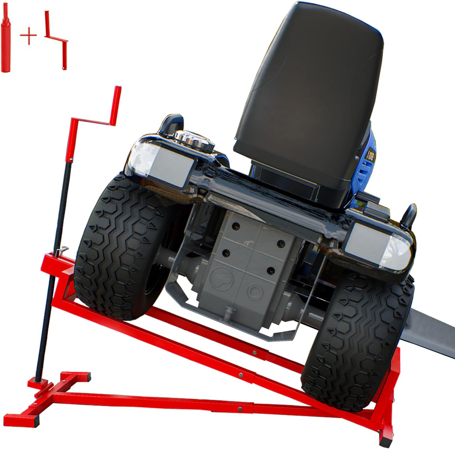 Amazon.com: WIILAYOK Lawn Mower Lift Jack with Manual Handle & Power ...