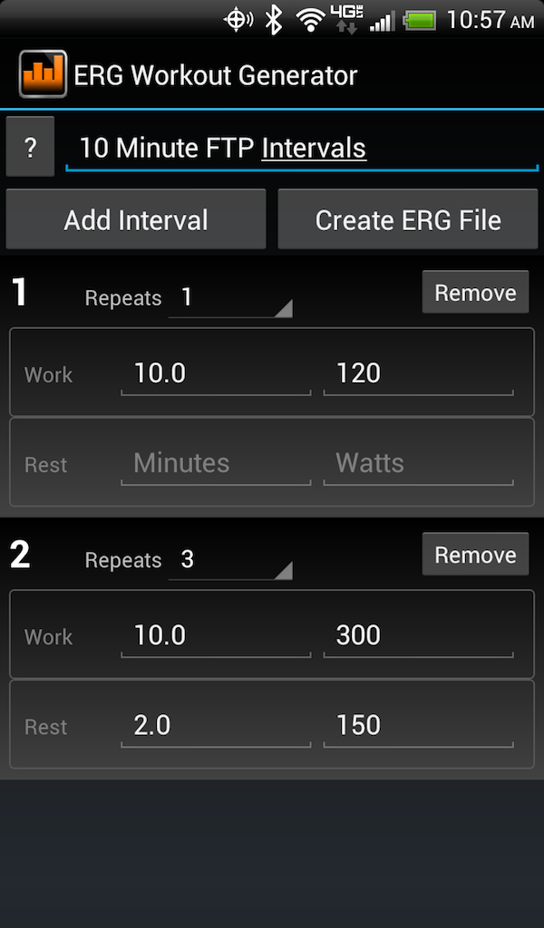 Computrainer Workout Generator - App on Amazon Appstore