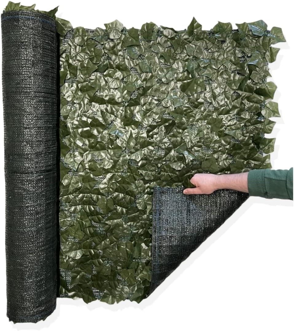 Best Artificial English Ivy Leaf Screening Roll 3m x 1m with Privacy ...
