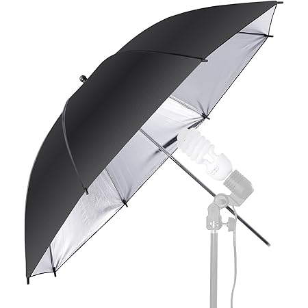 Amazon.com : Neewer 33"/83cm Photo Studio Black/Silver Reflective ...