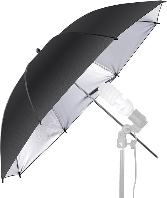 Amazon.com : Neewer 33"/83cm Photo Studio Black/Silver Reflective ...