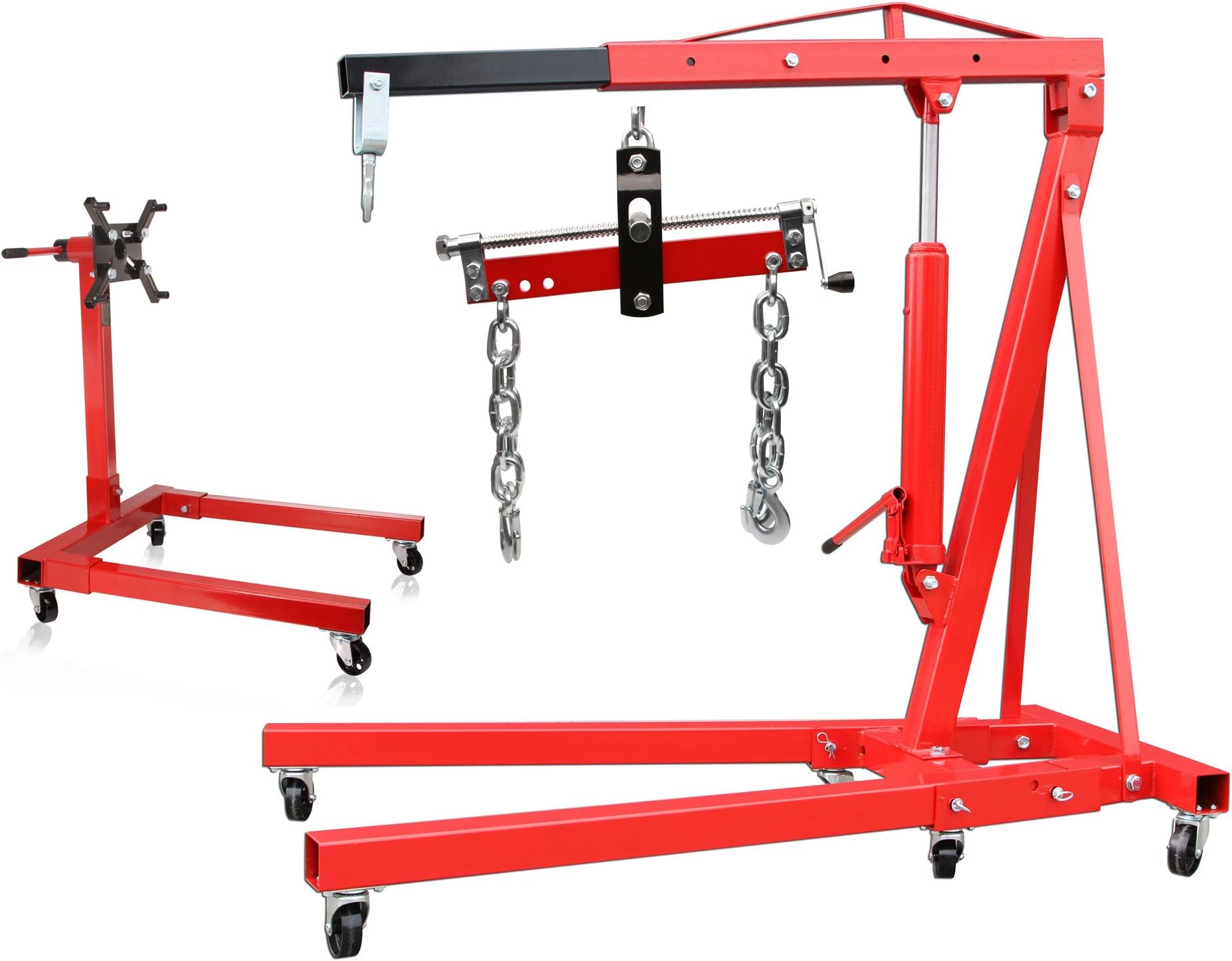 otgerlensker products Motorheber 2 t Motorkran mit Haken + Balancierer Balancer Traverse ...