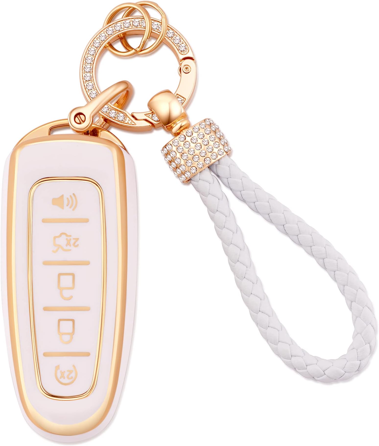 Amazon.com: EKALA for Ford Key Fob Cover with Keychain Lanyard, 5 ...