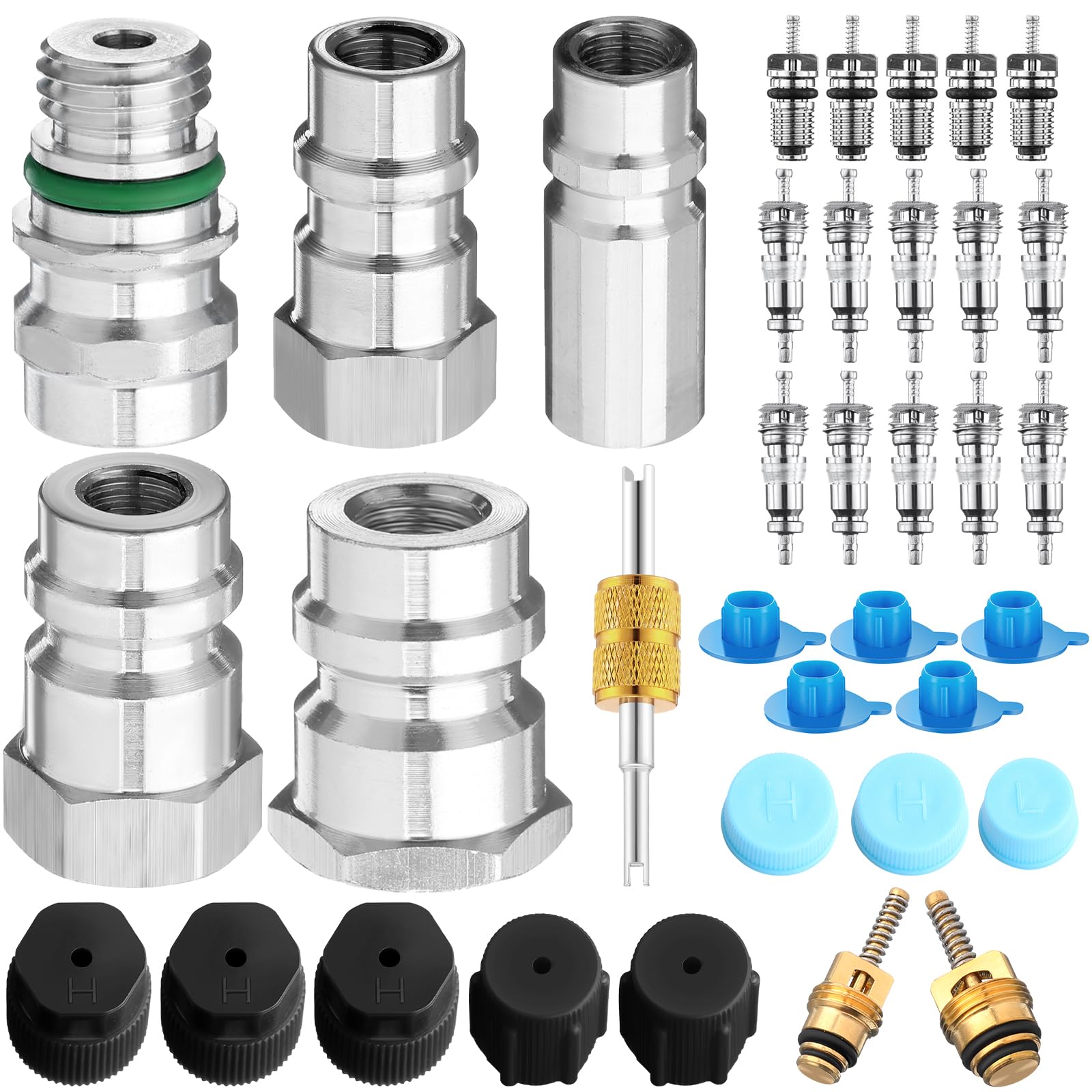 Snapklik.com : DaisyInner 31 Pcs Car Air Conditioning Valve Core Kit ...