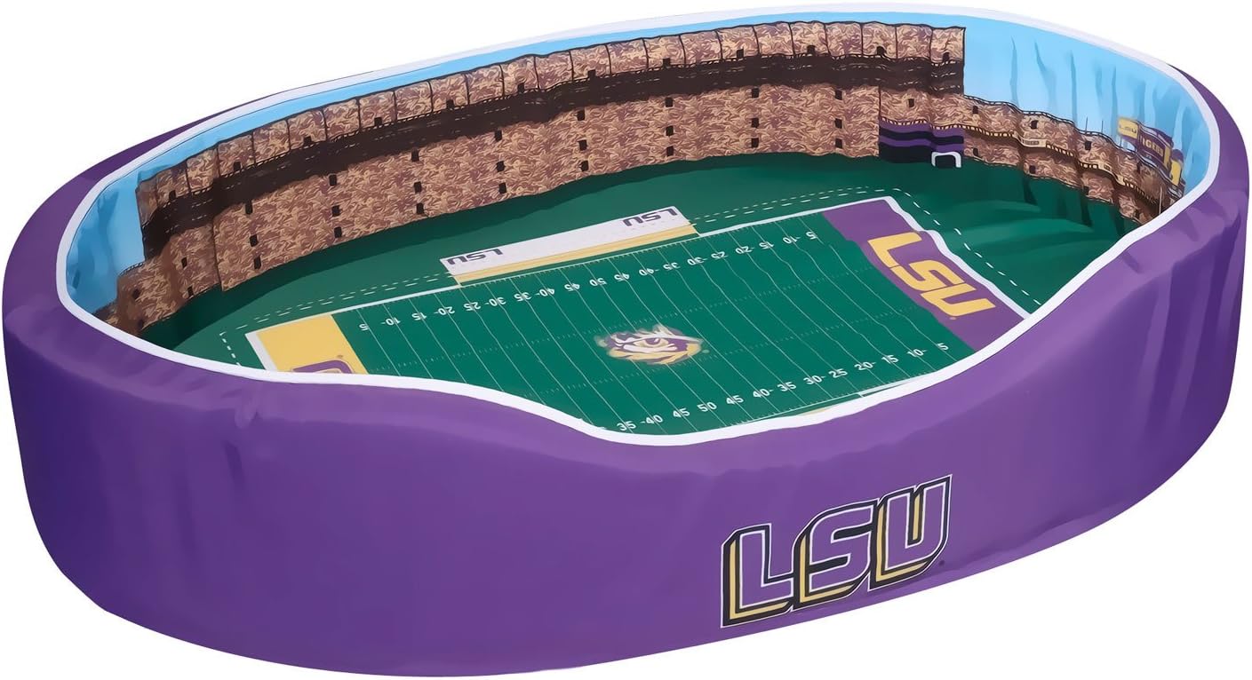 Amazon.com: Skymall Collection Stadium Crib Pet Bed - LSU Tigers ...