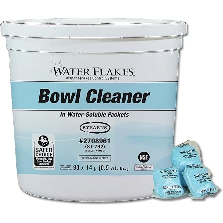 Amazon.com: Water Flakes Stearns Neutral Cleaner in Premeasured Packets ...