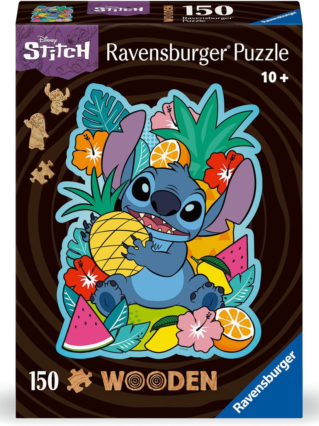 Ravensburger Disney Stitch Shaped 150 Piece Wooden Puzzles for Adults ...