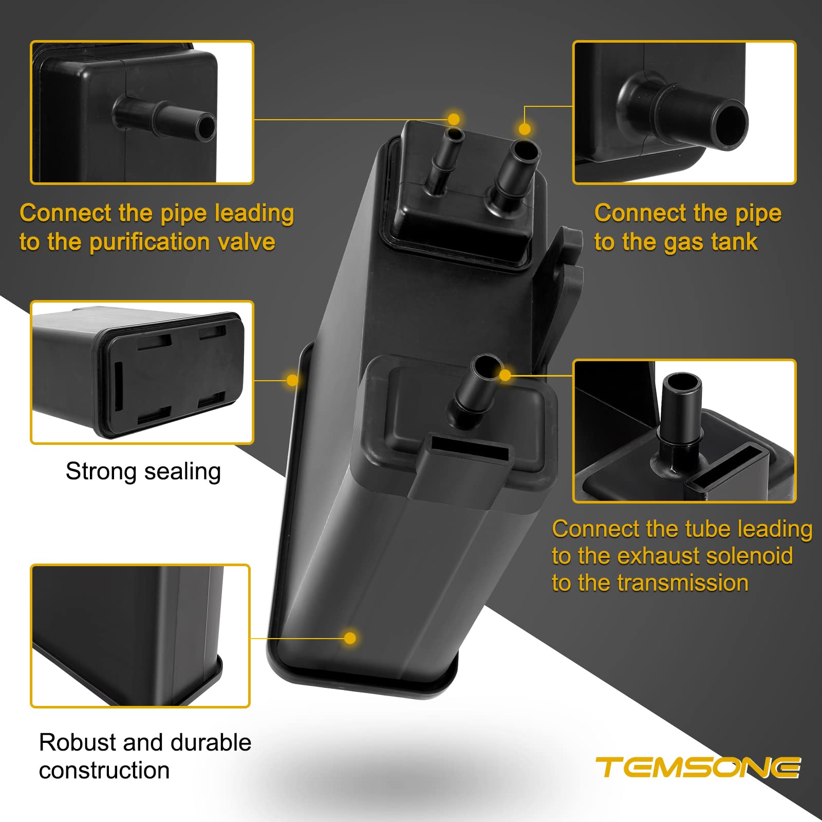 Snapklik.com : TEMSONE Vapor Canister 22963841, 911-199, 12573649 ...