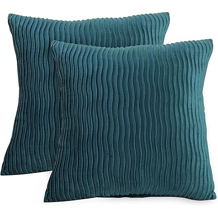 Amazon.com: cygnus Decorative Throw Pillow Covers 18x18 Inch Set of 4 ...