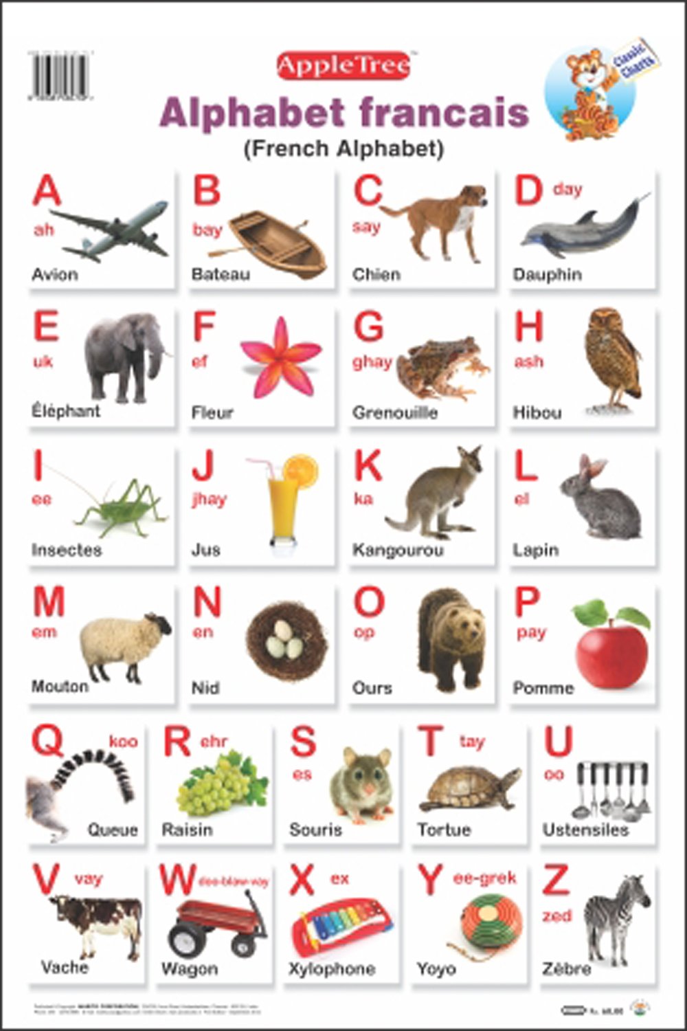 Amazon.in: Buy Educational Charts : French Alphabet Book Online at Low ...