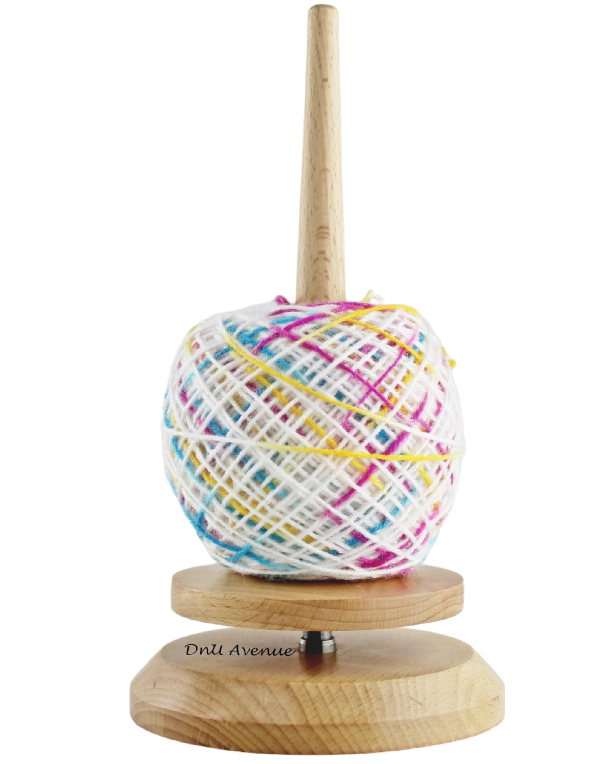 Yarn Holder Horizontal Yarn Spindle Feeder Or Dispenser,Wooden Spinning ...