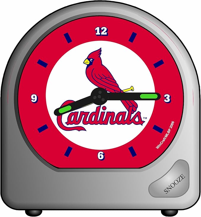 Amazon.com : MLB St. Louis Cardinals MLB Alarm Clock : Sports Fan Alarm ...