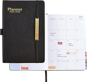 Daily Planner 2025-2026, Weekly & Monthly Planner from Jan 2025-Jun ...