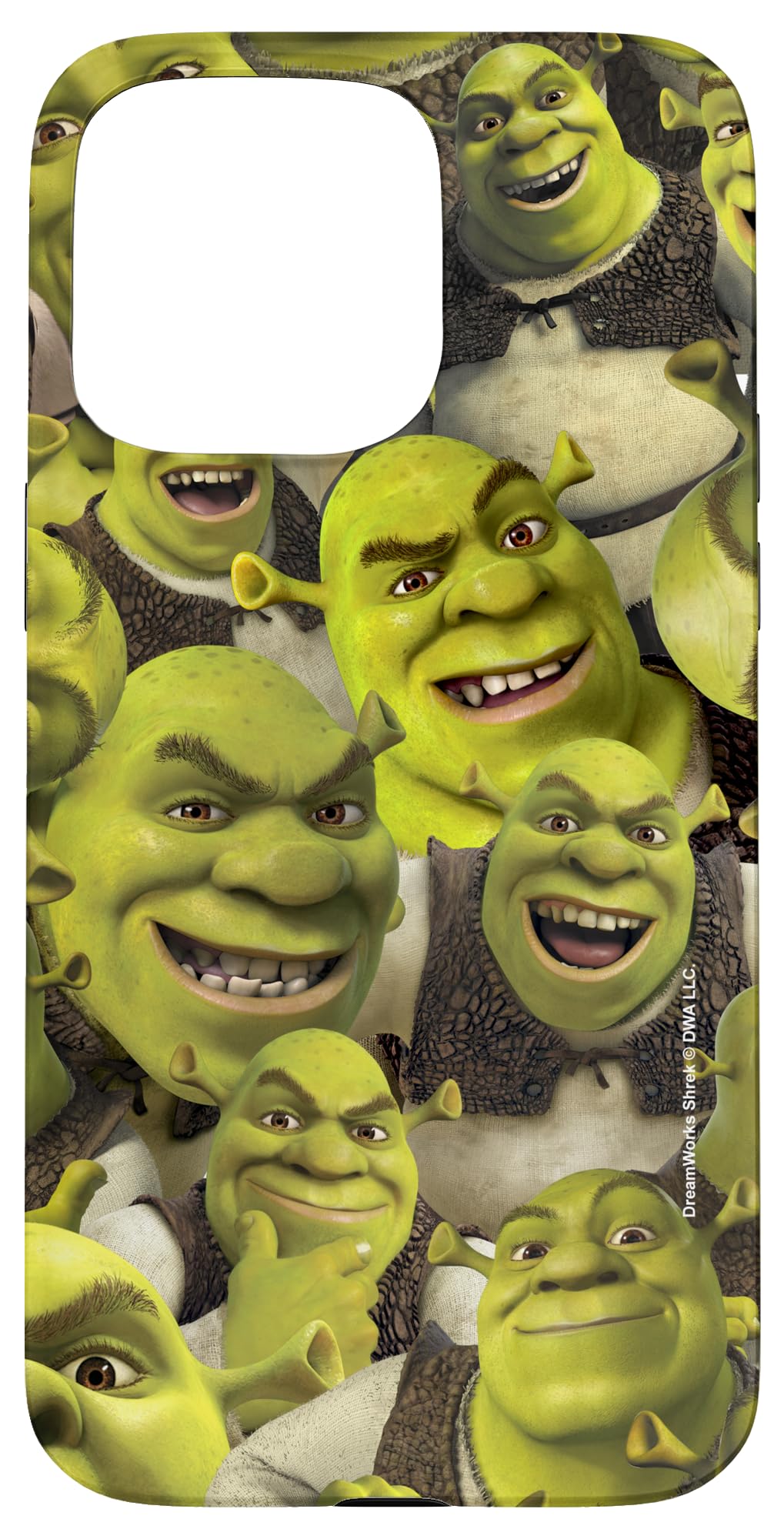 iPhone 15 Pro Max Shrek Cool Epic All Shrek Faces Collage Logo Case ...