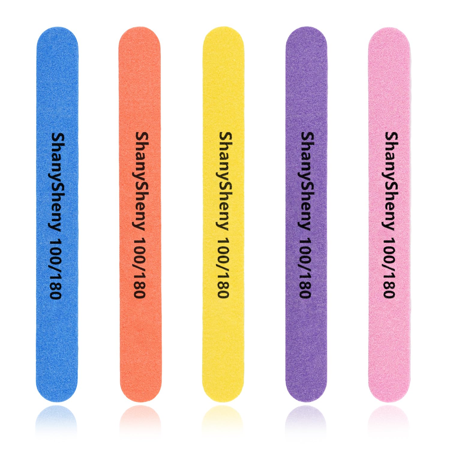 Amazon.com : ShanySheny Nail File 5 PCS Sponge Nail Files for Natural ...