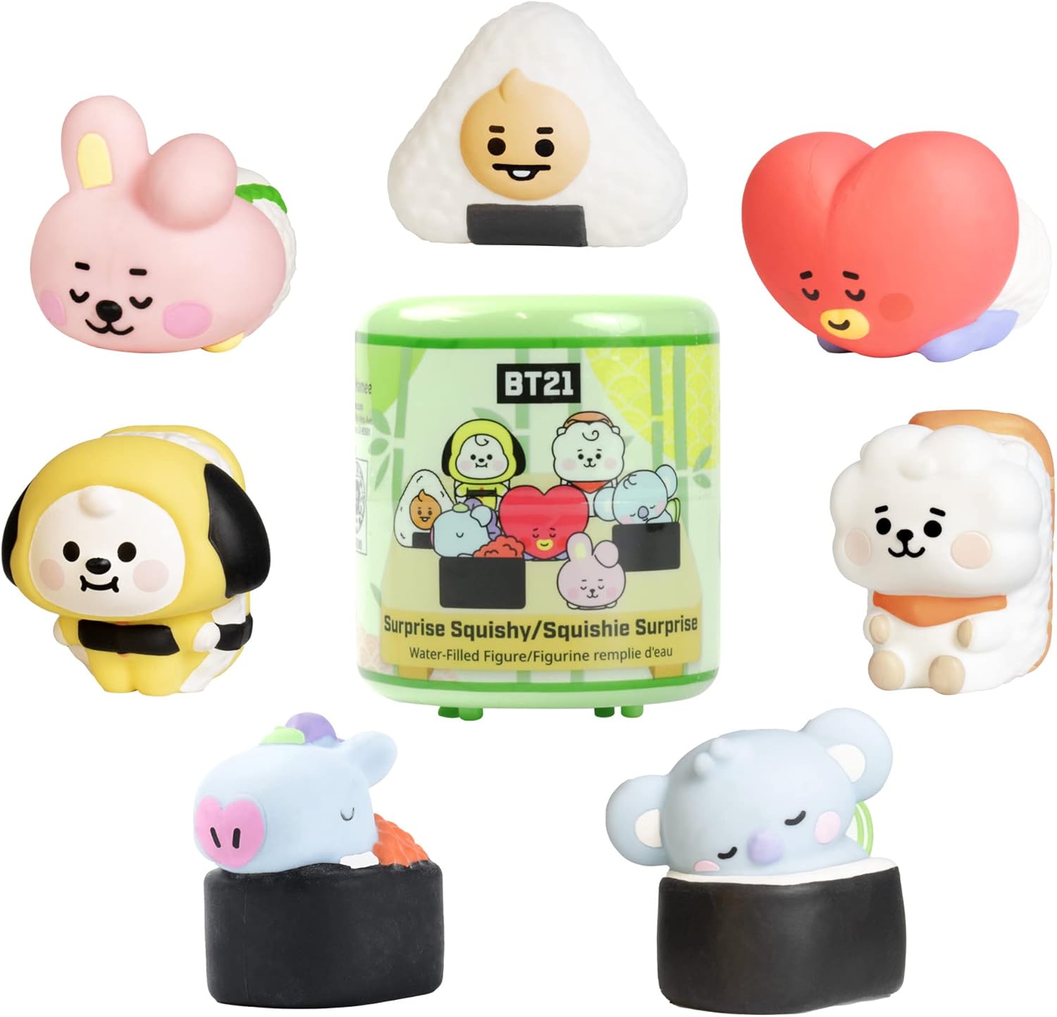 Hamee LINE Friends BT21 Cute Water Filled Squishy (Series 2 - Sushi ...