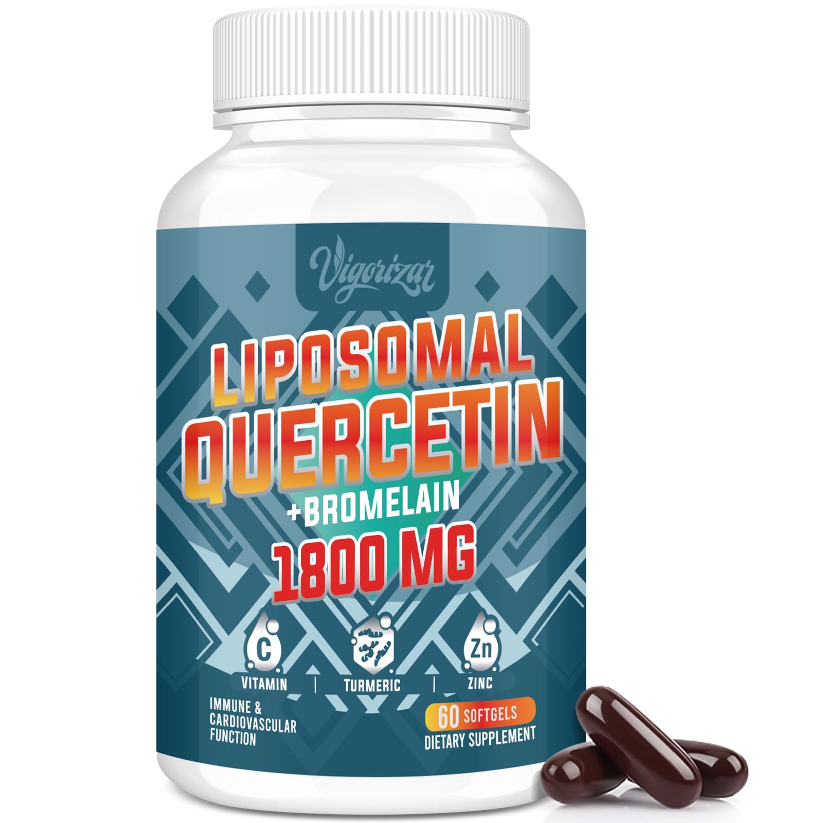 Amazon.com: 1600 MG Liposomal Quercetin Phytosome, 20X Higher ...