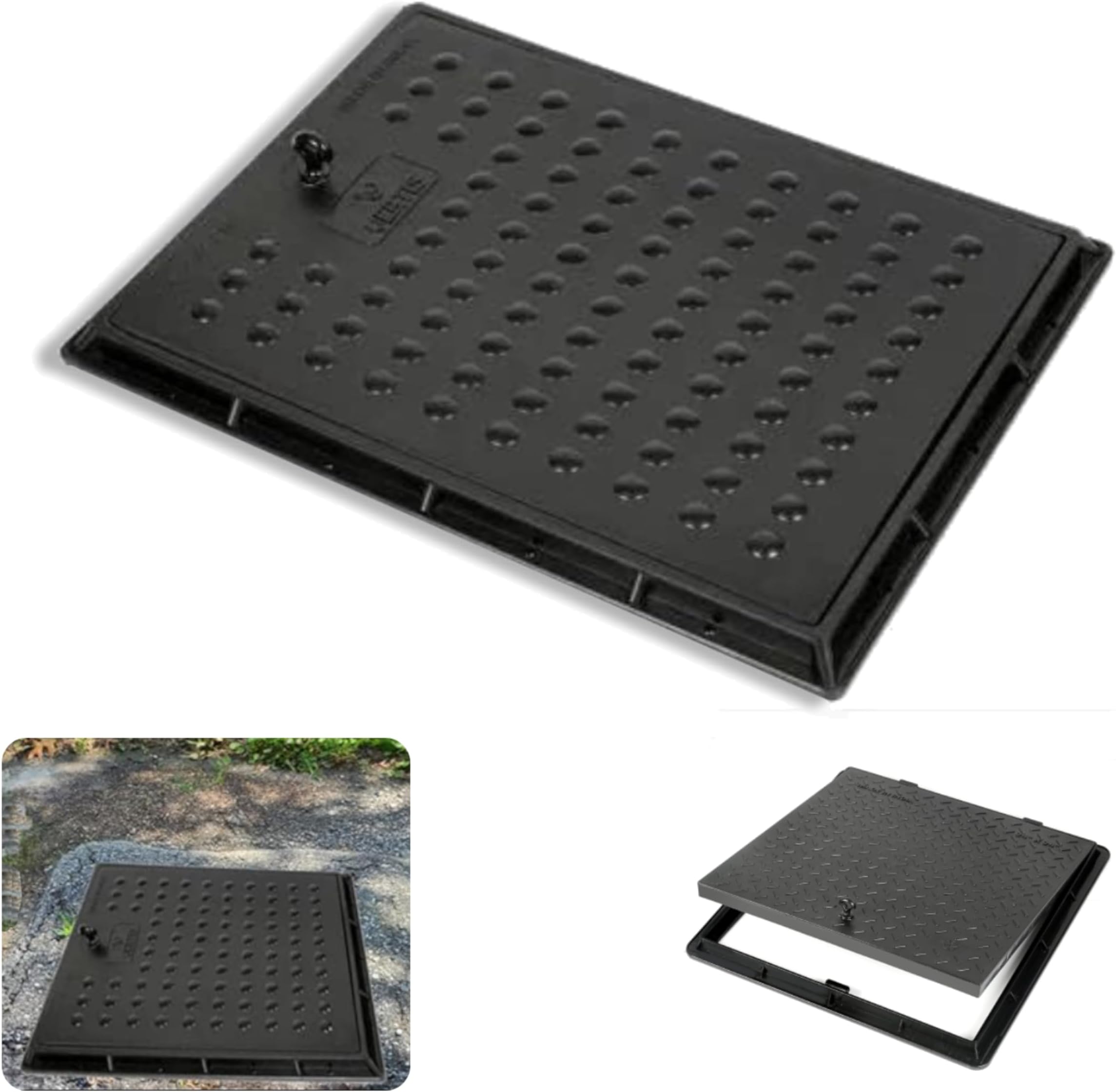 VMD, Heavy Duty 24" X 24" Manhole Cover for All Purposes | Chamber ...