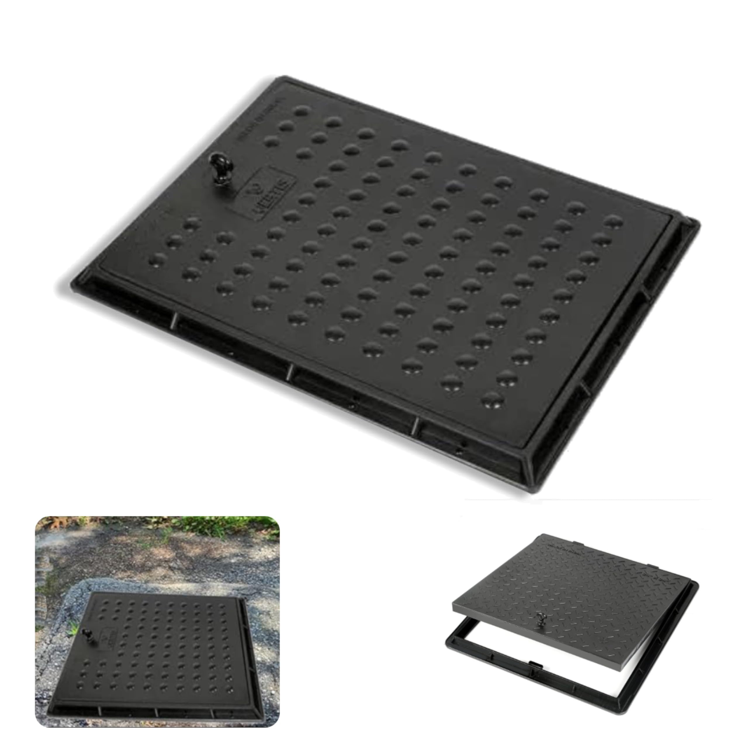 Noahark Fiber PVC Chamber Cover, Manhole Cover, Sump Cover, Water Tank ...