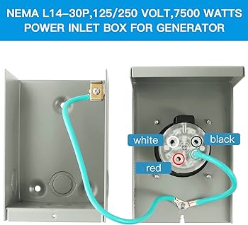 VEVOR Generator Power Inlet Box, 30amp Power Box, L14-30P, 47% OFF