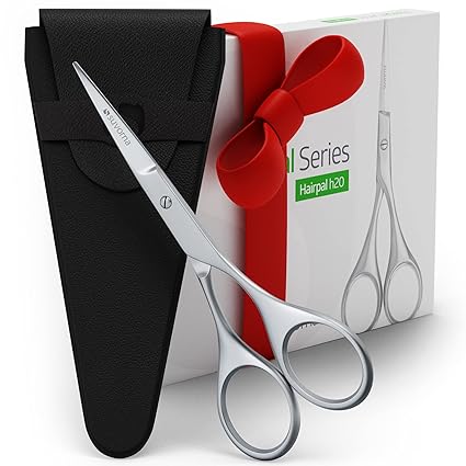 Amazon.com: Suvorna 4.5" Mustache Scissors For Men Beard Scissors Beard ...