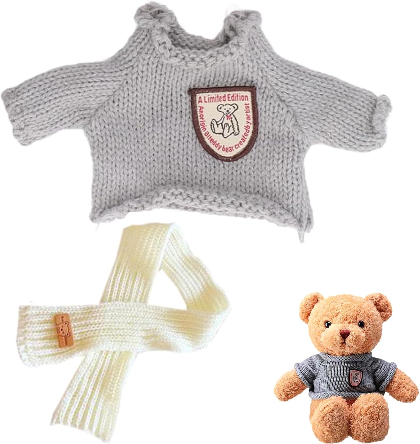 Small Plush Bear Doll Costume, Build a Bear Clothes, Bear Clothes and ...