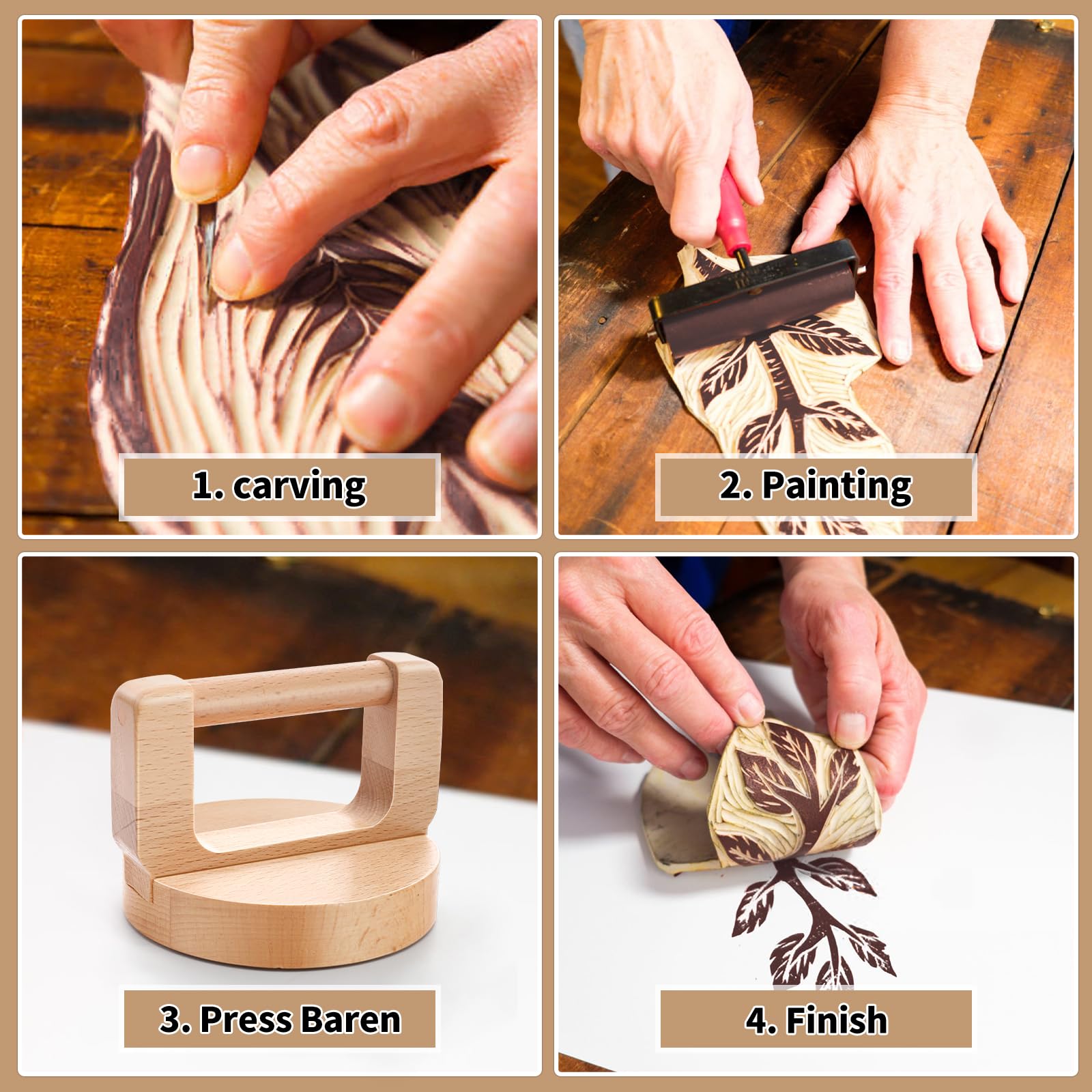 How To Use A Baren For Printmaking