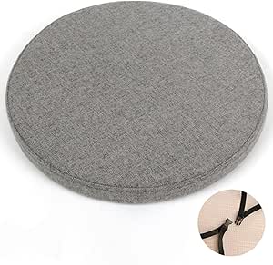 Stool Cushion Round 12/14/16/18/13inch Round Chair Cushions with Ties ...