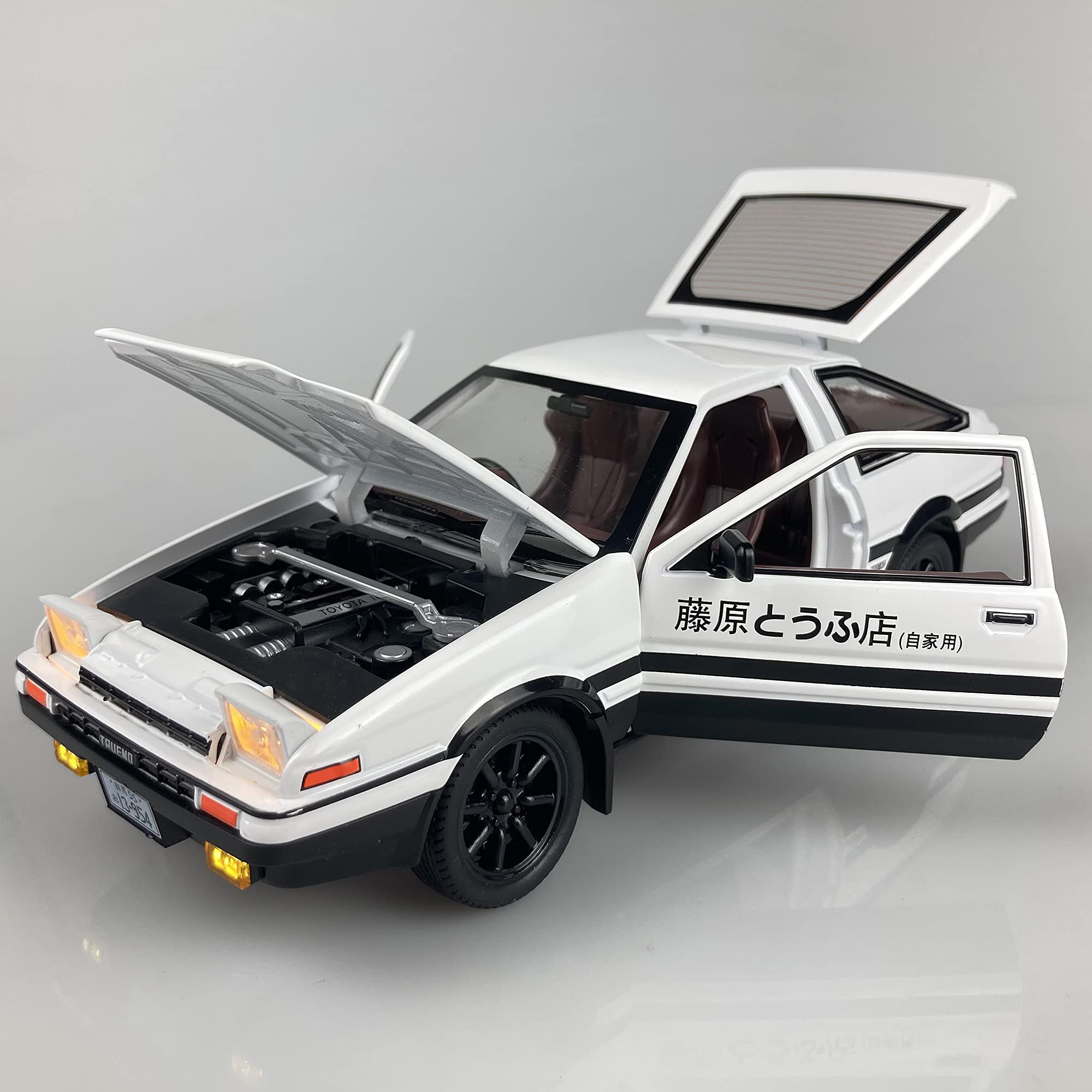 Buy 1:20 Scale MiniAuto Initial D Trueno AE86 Sprinter Alloy Diecast ...
