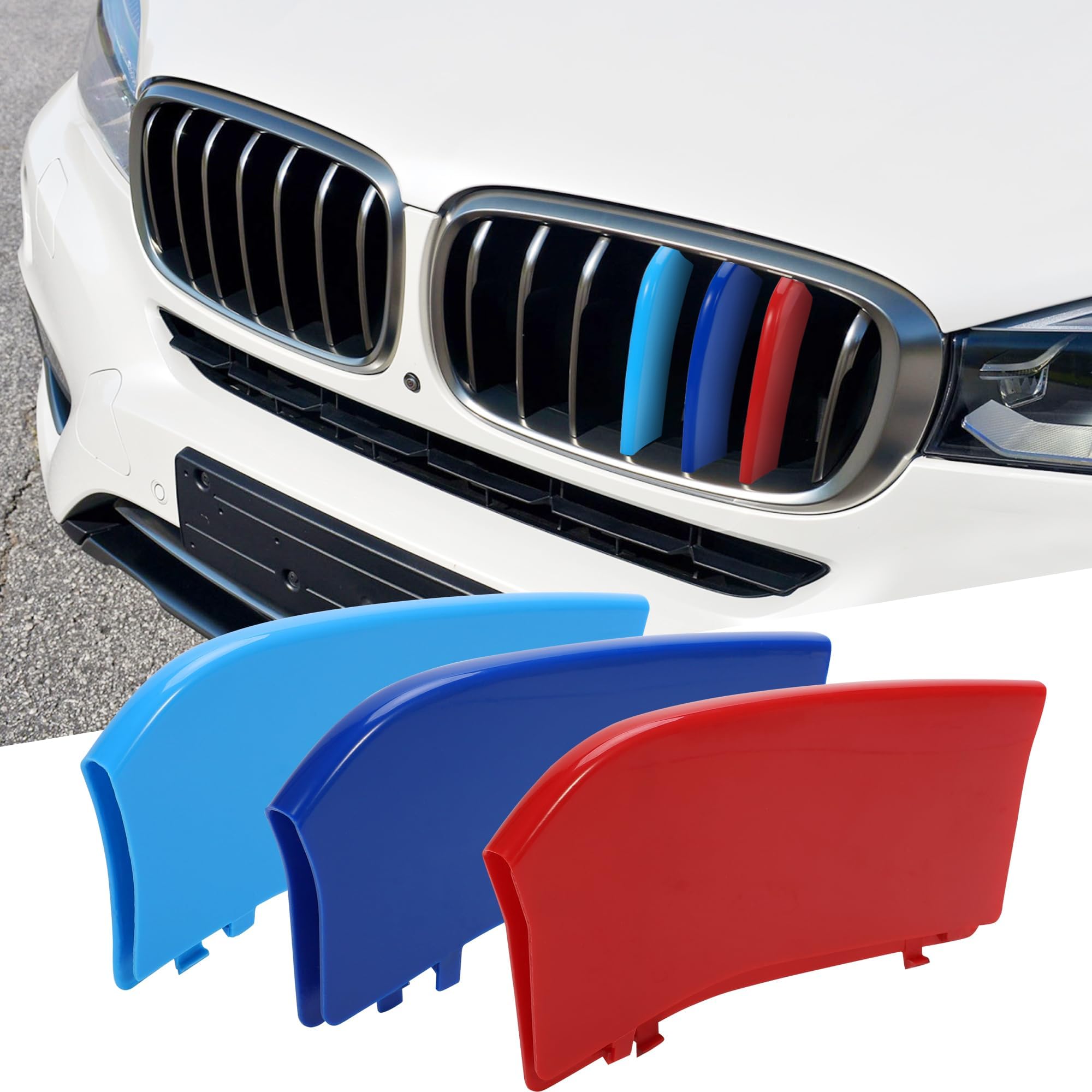 Amazon.com: TOMALL Grille Inserts Trims Compatible with BMW X5 F15 2014 ...