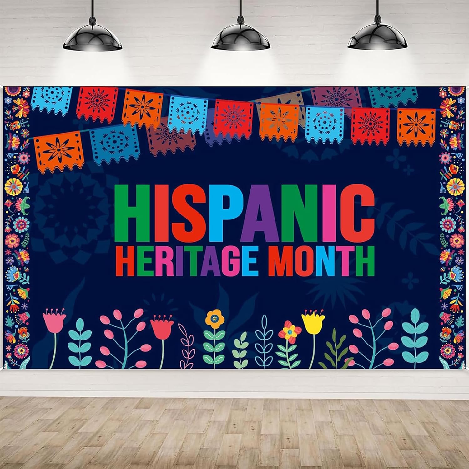 Amazon.com : Hispanic Heritage Month Decorations Banner Backdrop, Latin ...