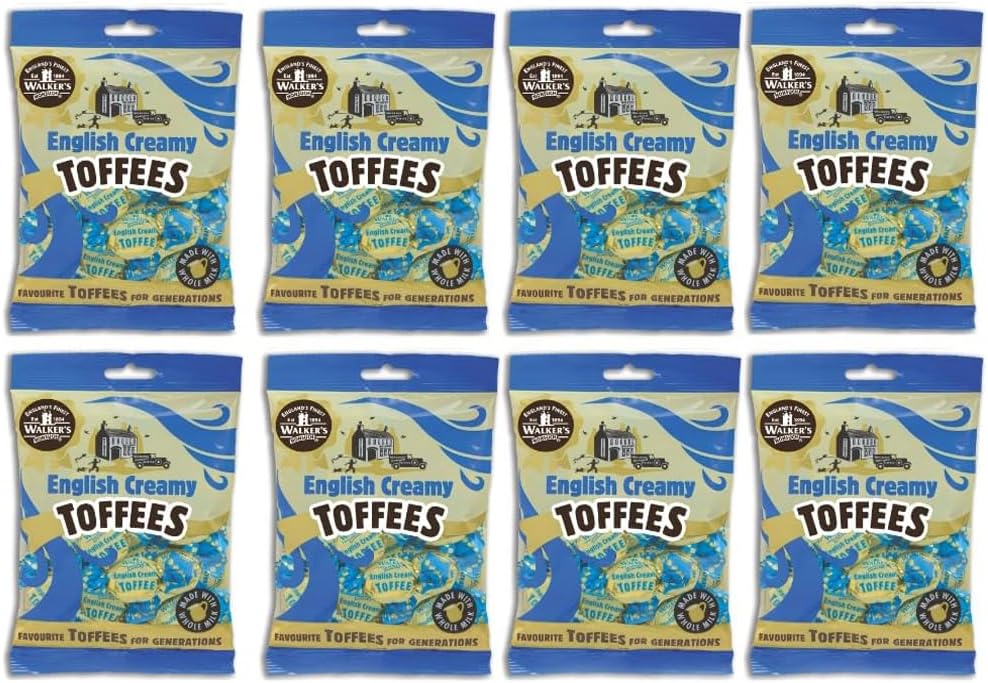 Amazon.com : Walkers' Nonsuch English Creamy Toffees | with Whole Milk ...