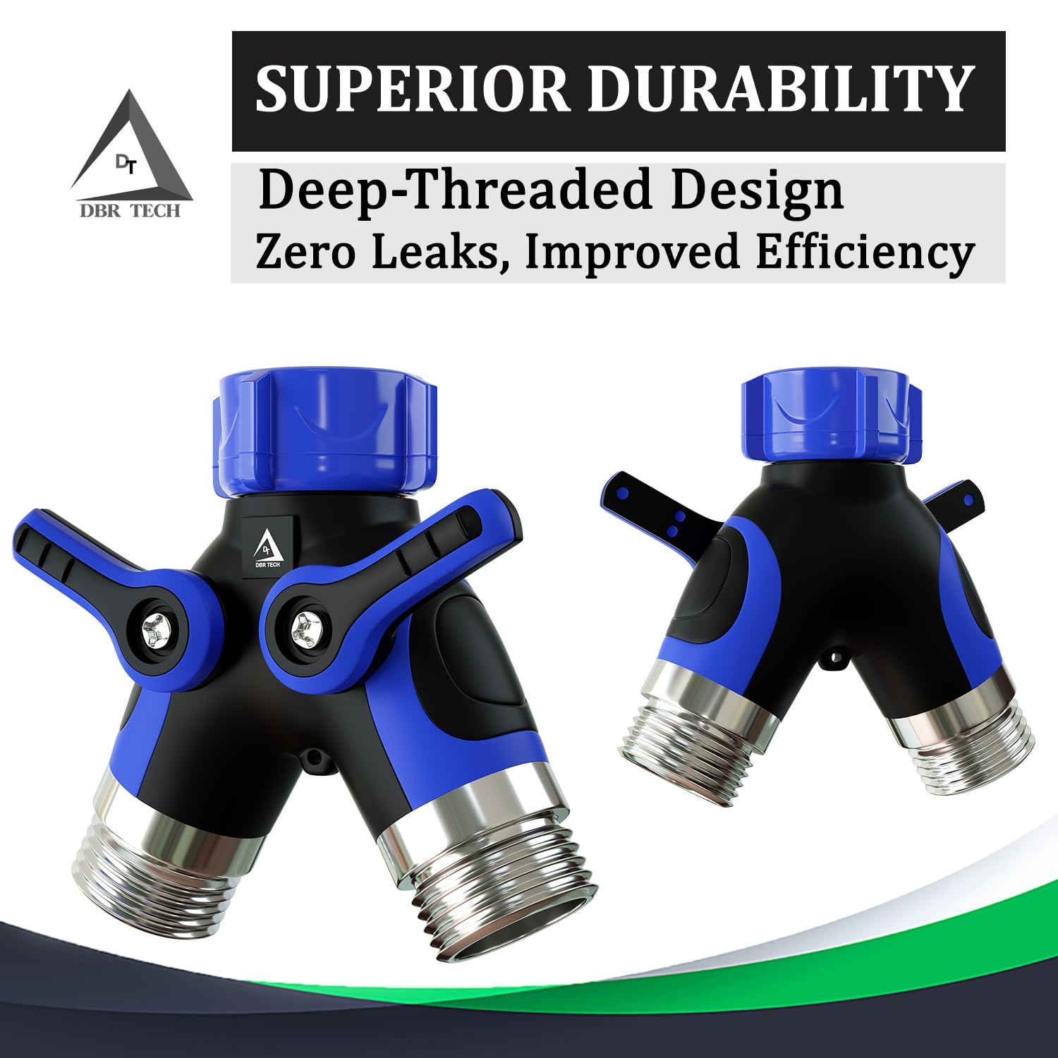 Snapklik.com : Hose Splitter 2 Way, Heavy Duty Metal Connector, Two Way ...