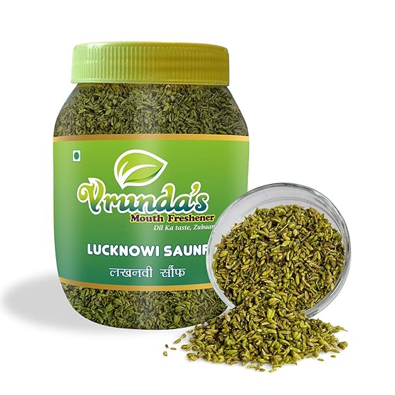 Vrunda's Lucknowi Saunf / Rasbhari Saunf / Sweet and Simple Saunf 500 ...