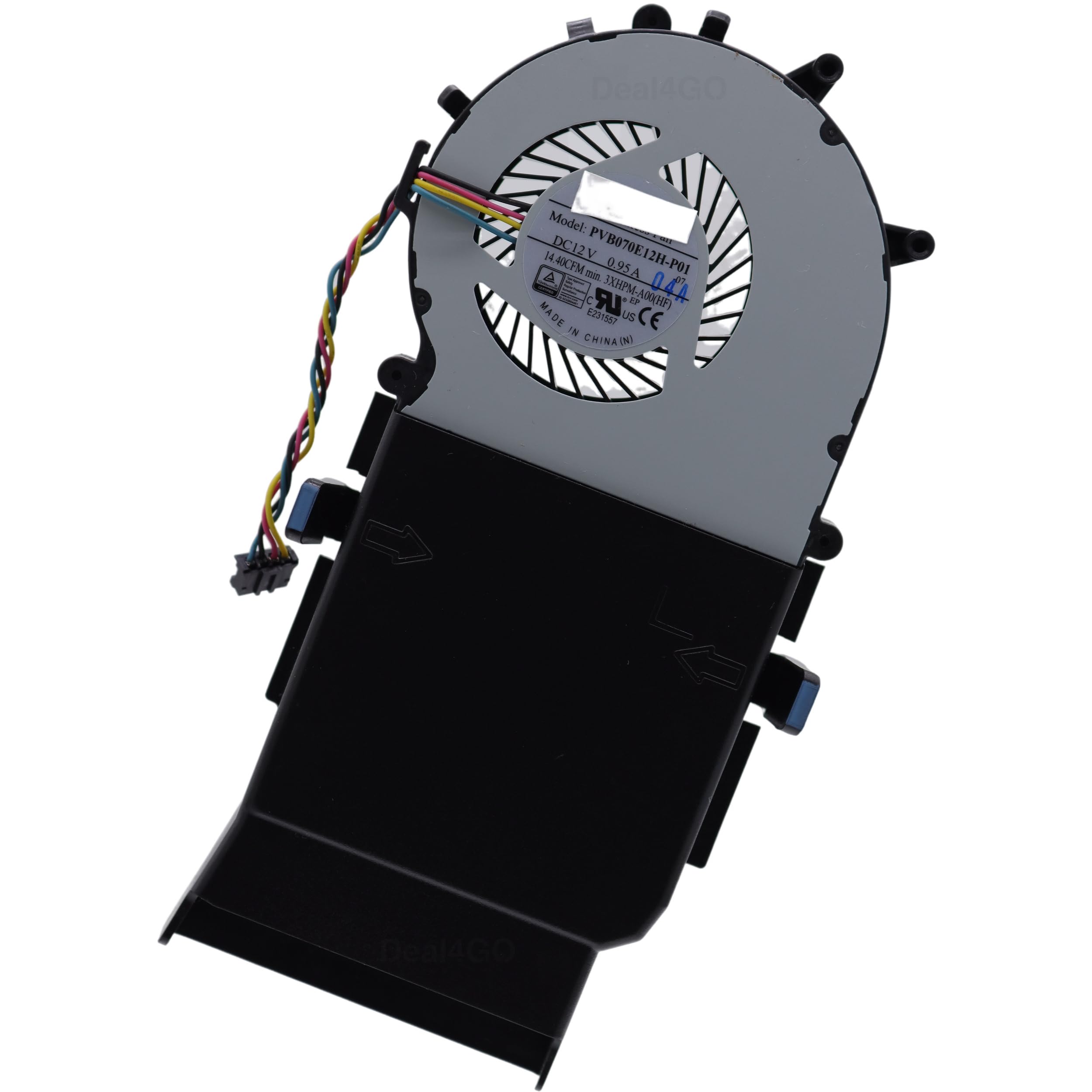 Amazon.com: Deal4GO 65W 12V CPU Cooling Fan w/Blower Bracket 3XHPM ...