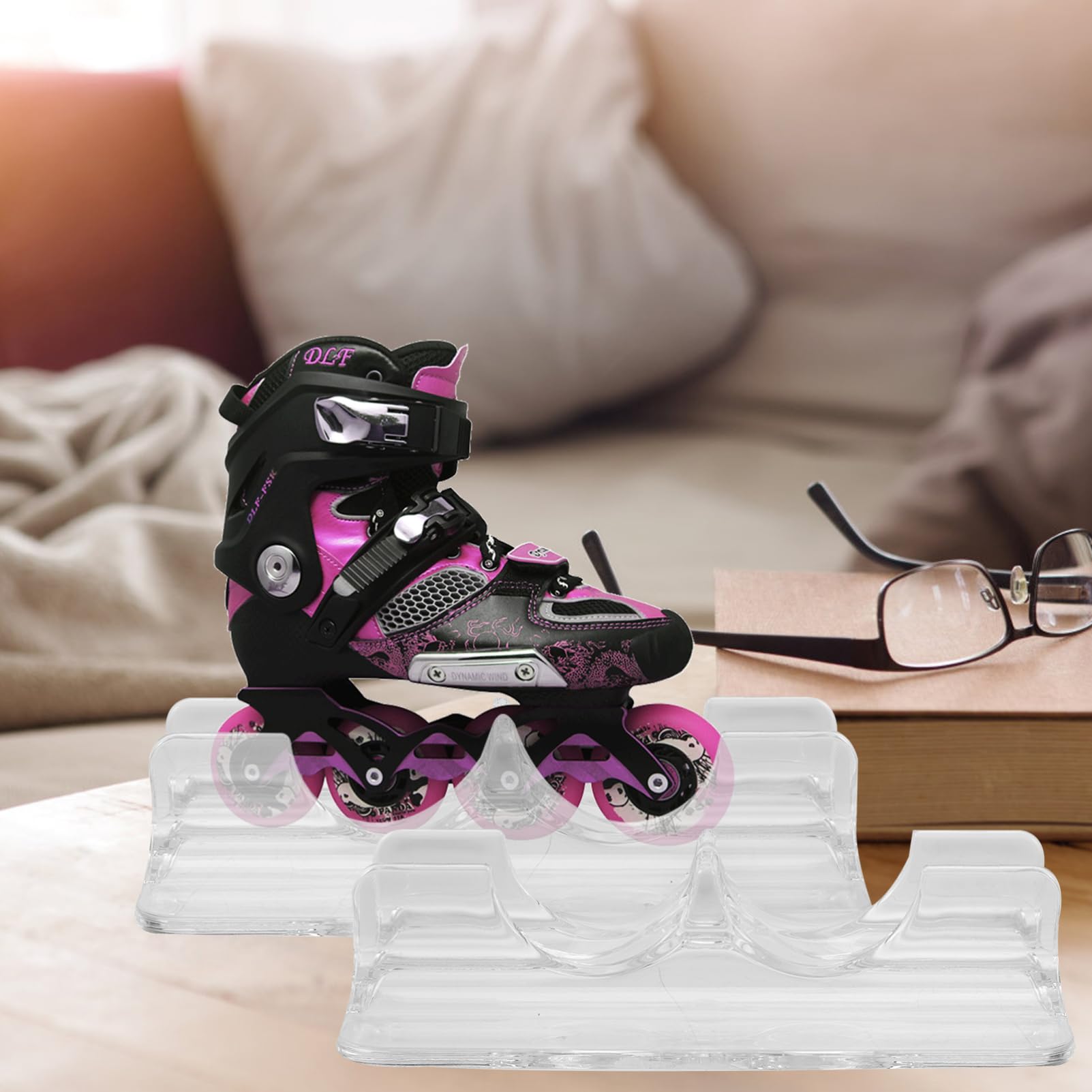 Roller Skate Storage 2-Pack Roller Skate Display Stands - Wall Mounted ...