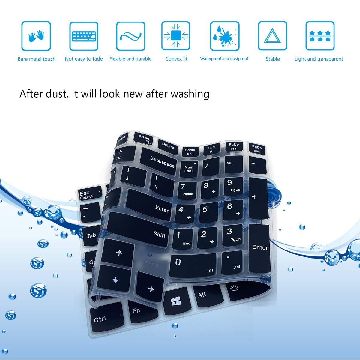 Keyboard Cover Skin for 2021 2020 Lenovo Legion 5 Pro / Legion 5 Gaming ...