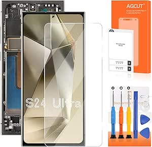 Amazon.com: OLED for Samsung Galaxy S24 Ultra Screen Replacement for ...
