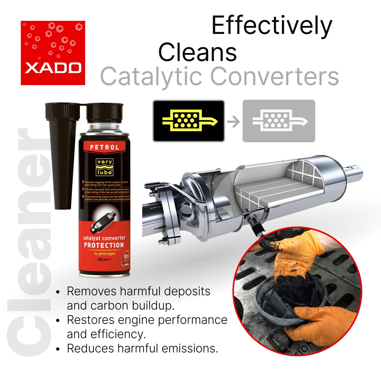 Snapklik.com : XADO Catalytic Converter Cleaner - Fuel Additive For ...