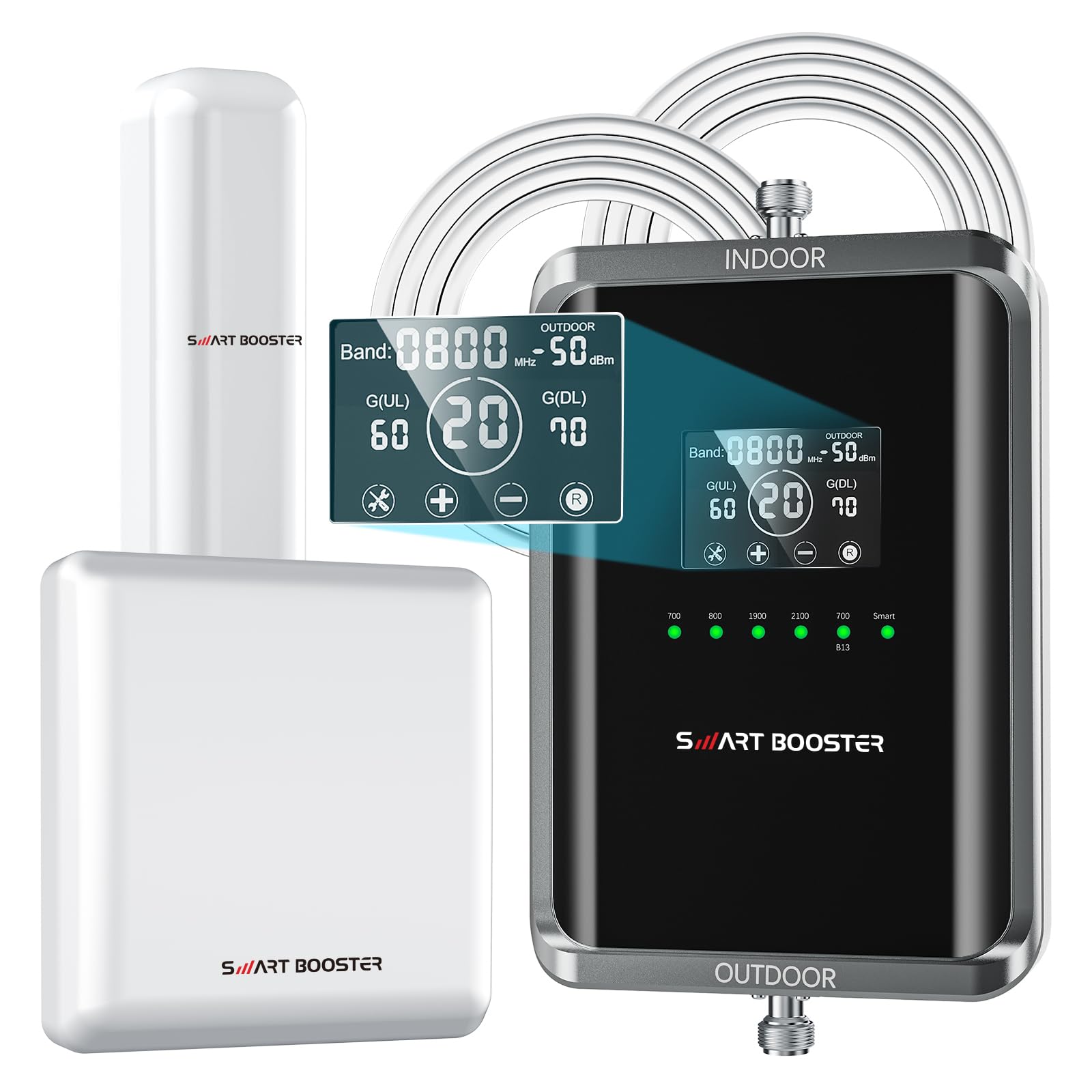 Amazon.com: Cell Phone Signal Booster, Smart Booster, for Home and ...