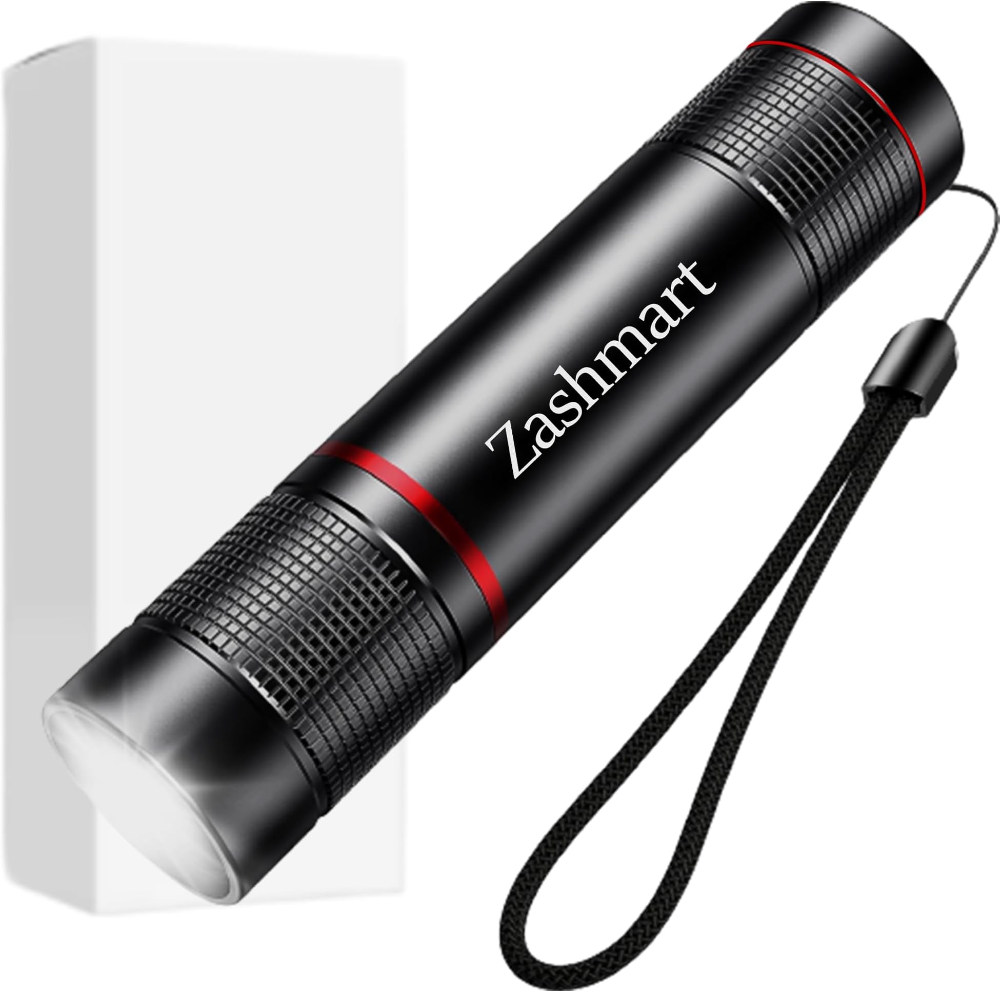 ZASHMART LED Rechargeable Torch, Super Bright Adjustable Focus ...