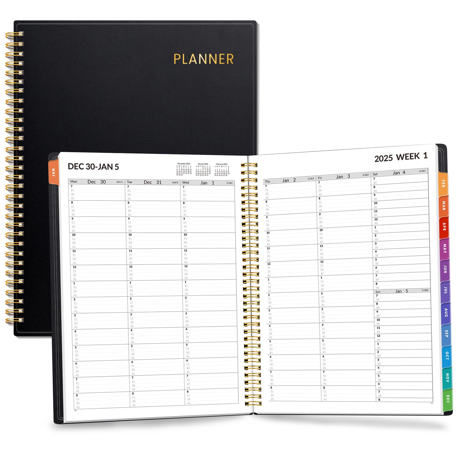 Snapklik.com : 2025 Appointment Book, Quarter-Hourly, Weekly & Monthly ...