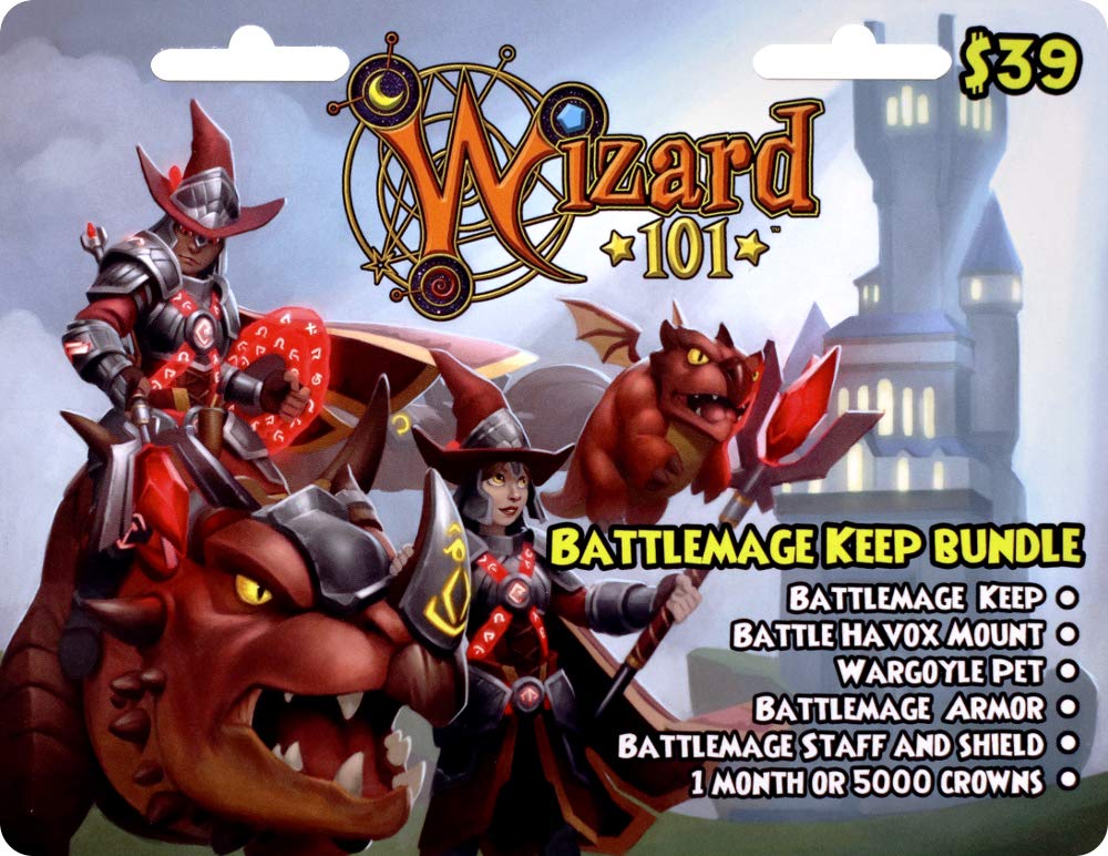 Amazon.com: Wizard 101 Battlemage Keep Bundle Prepaid Game Card : Video ...
