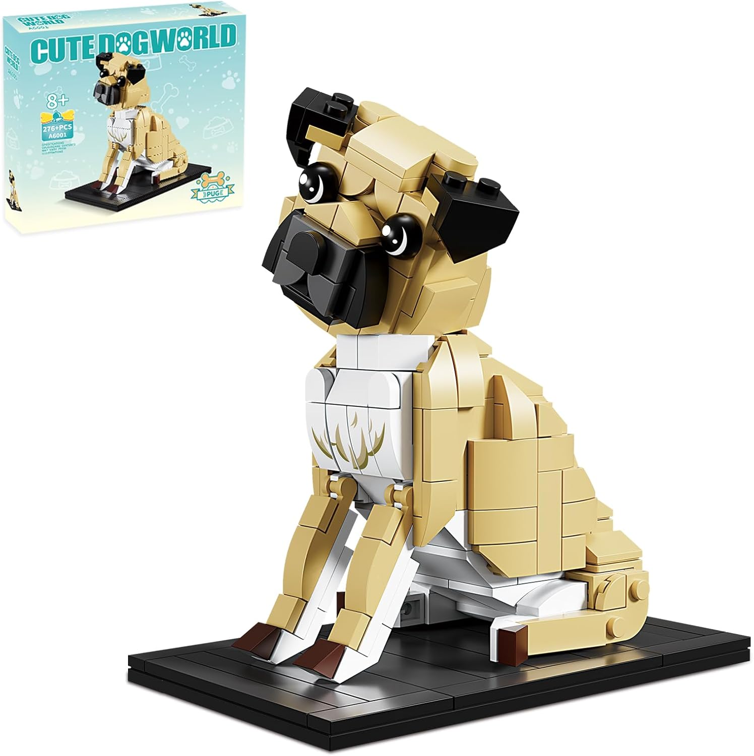 Amazon.com: KAZI Adorable Dogs Building Toy Set,Dog Gifts for Animal ...