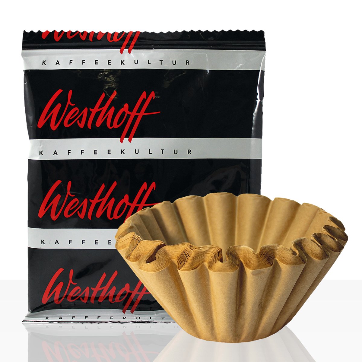 Westhoff Merkur - 42 x 60g Kaffee gemahlen + 50 Korbfilter ...