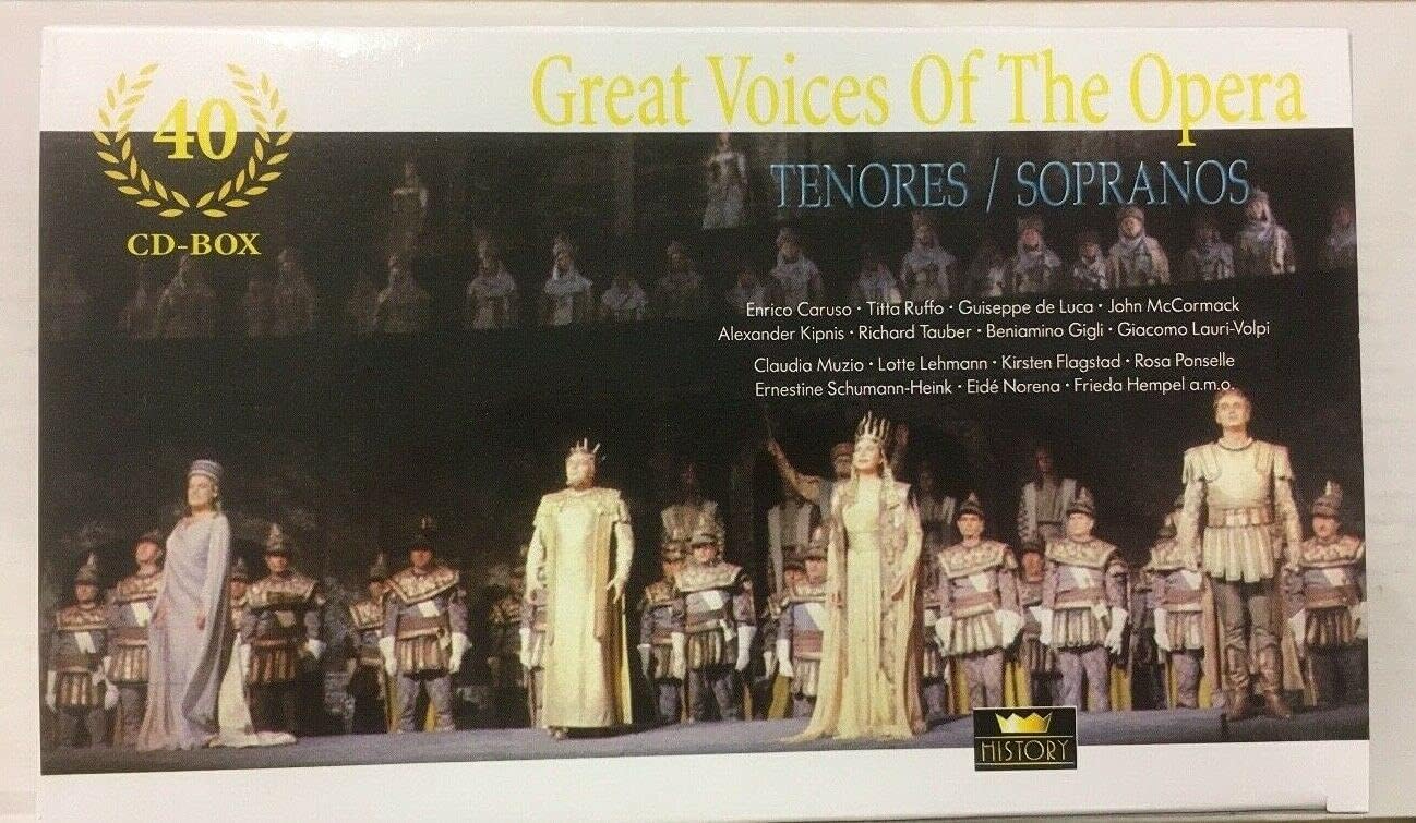 Great Voices of the Opera Vol. 1: Tenors / Sopranos: Amazon.co.uk: CDs ...