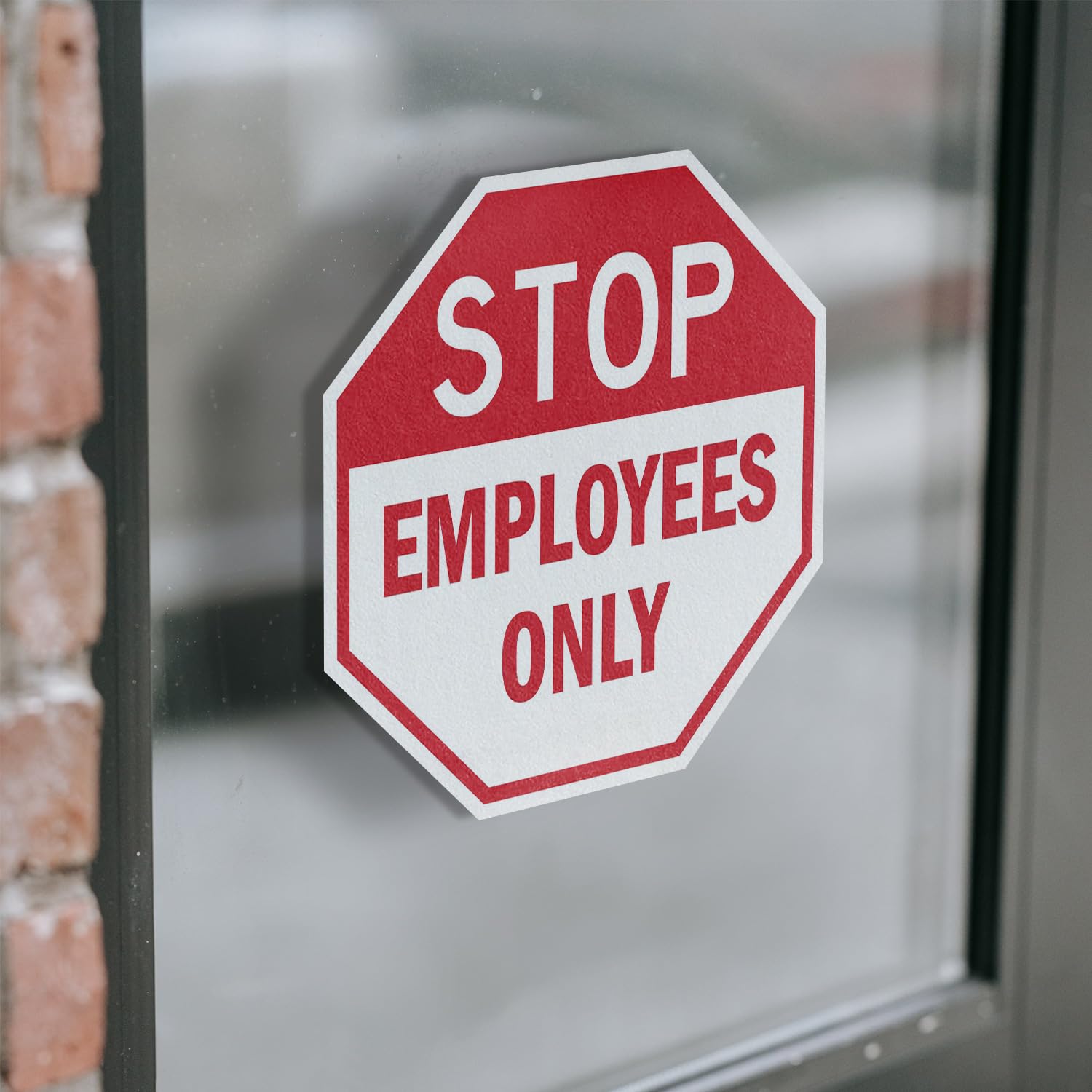 Stop Employees Only Signs Employees Only Stop Sign Stock Illustration