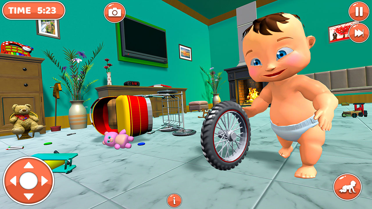 Virtual naughty Baby Simulator : Mother Care Family Games 3D - App on ...